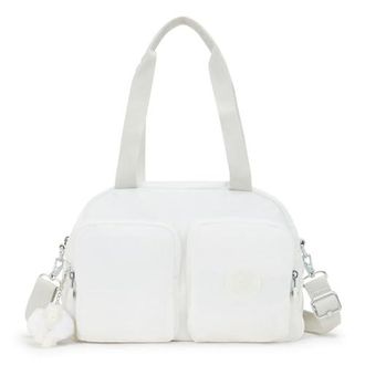 Kipling COOL DEFEA Sac &agrave; bandouli&egrave;re de taille moyenne, Pure Alabaster (Blanc)