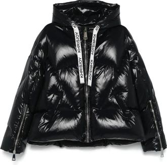 Khrisjoy Femme, Vestes, Noir, Taille: 40 FR Doudoune Noire Plume Veste