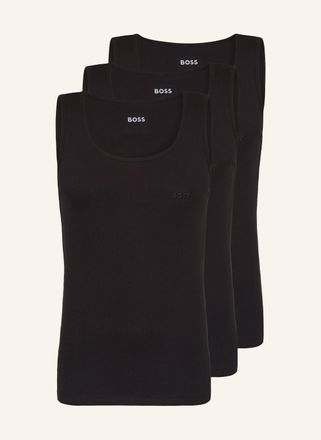 HUGO BOSS 3er-Pack Unterhemden One schwarz
