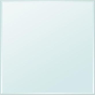 vidaXL Dessus de table carré en verre trempé 800 x 800 mm - Vidaxl