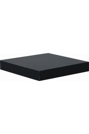 CARRYHOME Wandboard, Schwarz, Holzwerkstoff, 23.5x3.8x23.5 cm, Wohnzimmer, Regale, Wandboards