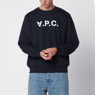 A.P.C. Standard Grand VPC dunkelblaues Baumwoll-Sweatshirt