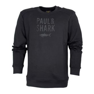 Paul & Shark Schwarzes Sweatshirt mit Rundhalsausschnitt - - Sweatshirts & Hoodies - Herren - Schwarzk - XL