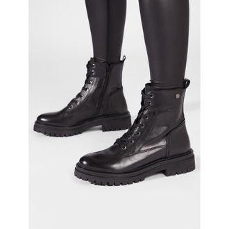 Geox Schn&uuml;rstiefeletten Geox D Iridea C D16HRC 00043 C9999 Schwarz