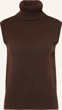 Veronica Beard Stricktop Mazzy Aus Cashmere braun