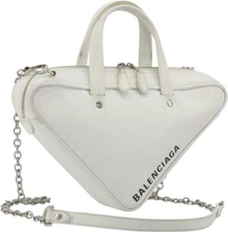 Balenciaga Sac &agrave; main vintage doccasion - Femme - Pre-owned - Blanc - Taille: ONE Size