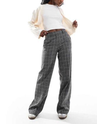 Scalpers Pantalon à carreaux - Noir