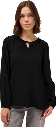 Cecil Damen 3412012 Crepe Bluse, Black, XX-Large