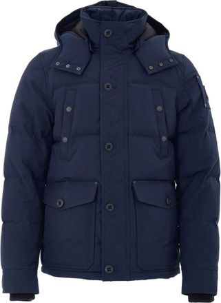 Moose Knuckles Homme, Vestes, Bleu, Taille: M Field Jacket Imbottita