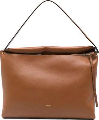 Wandler sac porté épaule Penelope à fermeture zippée - Marron