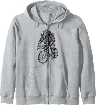 Seembo Zombie Cycling Fahrrad Lustiger Radfahrer Biker Reiten Fahrrad Kapuzenjacke