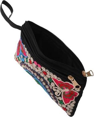 Yardwe Pochette Brod&eacute;e Ethnique Sac &agrave; Main Vintage pour Soir&eacute;e Femme &Eacute;l&eacute;gant et Facile &agrave; Entretenir