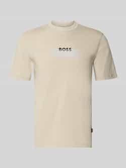 Boss Orange by Hugo Boss Regular Fit T-Shirt aus reiner Baumwolle Modell Te_LOGOTAPE