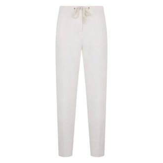 PESERICO Femme, Pantalons, Blanc, Taille: 44 FR Pantalon de surv&ecirc;tement &agrave; taille &eacute;lastique