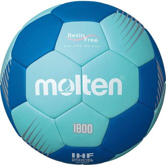 Molten Handball H1F1800-CB, Größe: 1, Farbe: Cyan/blau, Resin Free