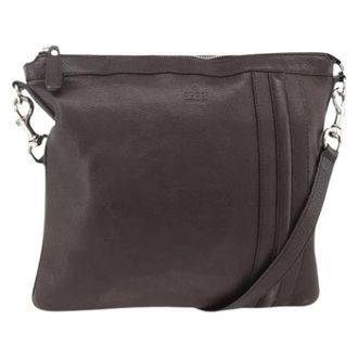Gucci Sac bandouli&egrave;re vintage Pre-owned - Femme - Pre-owned - Brun - Taille: ONE Size