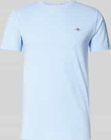 GANT Slim Fit T-Shirt mit Label-Stitching