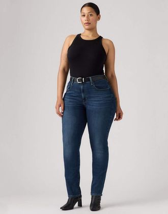 Levi's 724 - Jean droit style western &agrave; taille haute - Bleu-Bleu marine