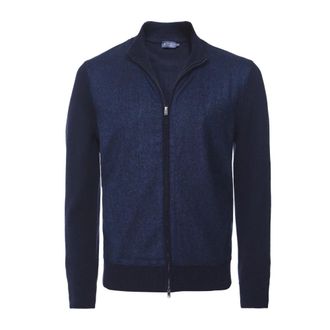 Hackett Merinowolle Strickwaren - - Knitwear - Herren - Blau - L