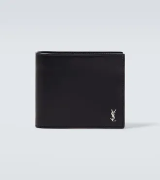 Saint Laurent Portefeuille Tiny Cassandre en cuir