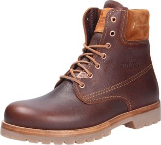 Panama Jack Herren Schn&uuml;rstiefel Panama, M&auml;nner Stiefel,Lammfell,Schn&uuml;rsenkel,uebergangsschuhe,schn&uuml;rboots,halbstiefel,Lederfarben,46 EU / 12 UK
