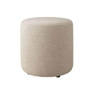 Ethnicraft Pouf Barrow - Beige - Mousse haute sensité - Designer Jacques Deneef