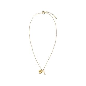 Saint Laurent Cassandre Herz Halskette - - Accessories - Damen - Gelb - ONE SIZE