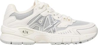 A|X Armani Exchange Femme, Chaussures, Gris, Taille: 40 EU Running Chaussures Leather Mesh