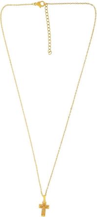Dansk Copenhagen Glaubensfunken Kreuzkette - - Accessories - Damen - Gelb - ONE SIZE