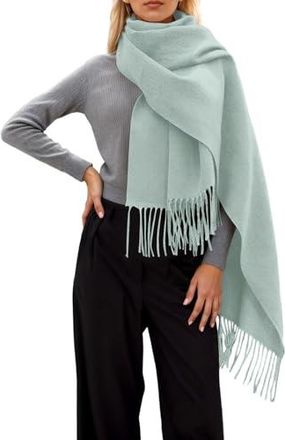 Generic &Eacute;charpe dhiver luxueuse et douce pour une &eacute;charpe enveloppante &eacute;paisse et confortable, cache-cou &eacute;l&eacute;gant, Gn2, taille unique