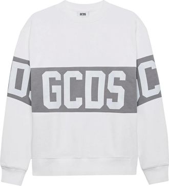 GCDS Gcds, Herren, Sweatshirts & Hoodies, Wei&szlig;, 2XLGr&ouml;&szlig;e