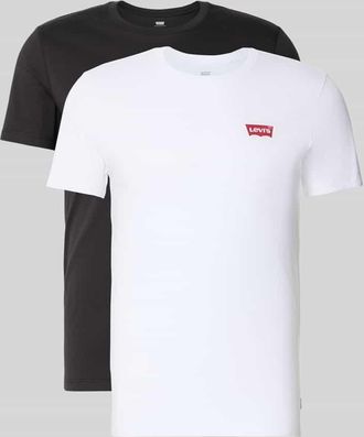 Levi's Slim Fit T-Shirt aus reiner Baumwolle Modell 2PK CREWNECK GRAPHIC