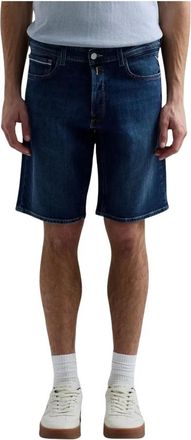 Replay Homme, Shorts, Bleu, Taille: W34 Grover Straight-Cut Bermuda