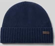 Barbour Beanie mit Logo-Patch