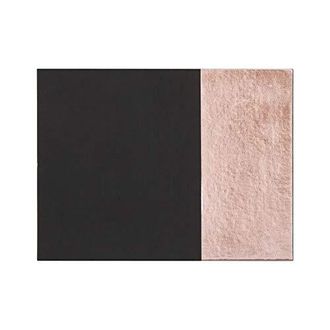 Premier Housewares Geome-Dips Schwarze und rosarote Gold-Placemats, Cardboard, PU-Polyurethane, 21x28x1
