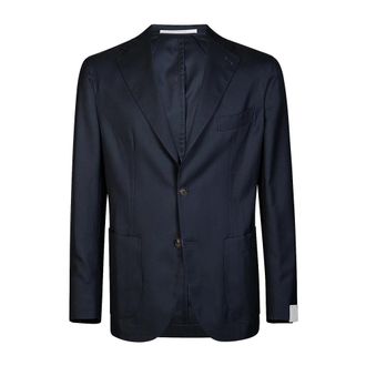 Eleventy Giacca Soft Tasca Toppa - - Jackets - Herren - Blau - XL