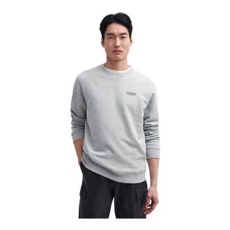 Barbour Homme, Sweatshirts et sweats à capuche, Gris, Taille: S SweaT-shirt Gris avec Logo Graphique