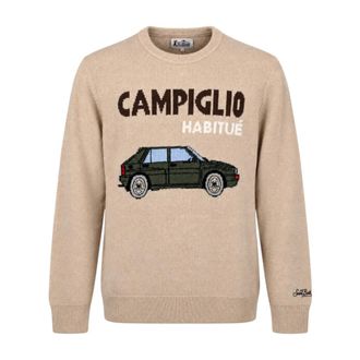 MC2 Saint Barth Heron Rundhals-Strickpullover - - Knitwear - Herren - Beige - 2XL