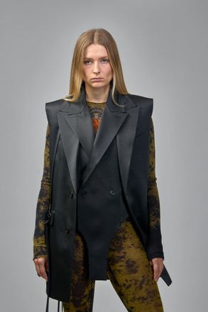 Jean Paul Gaultier Double-Layer Sleeveless Jacket