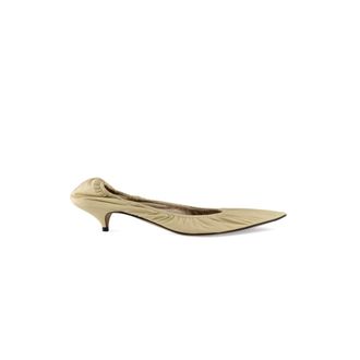 The Row Femme, Chaussures, Beige, Taille: 40 1/2 EU Liisa Kitten Heel