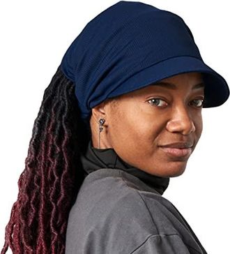 Charm by Casualbox Casquette Femme Ete avec Visiere-Homme Bandana Foulard Chapeau De Soleil Bandeau UV-Protection Marine