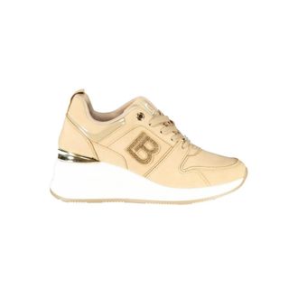 Laura Biagiotti Laura Biagiotti Beige Polyester Damen Sneaker - - Shoes - Damen - Beige - 38 EU