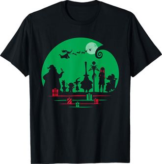 Disney The Nightmare Before Christmas Red and Green Holiday T-Shirt