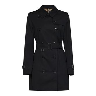 Burberry Femme, Manteaux, Noir, Taille: 36 FR Burberry Manteaux