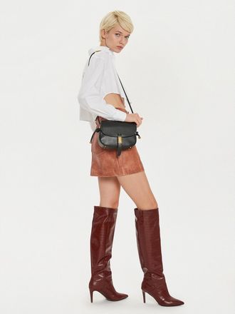 Pinko Handtasche PINKO Saddle Mini AI 24-25 PLTT 103831 A1ZX Schwarz