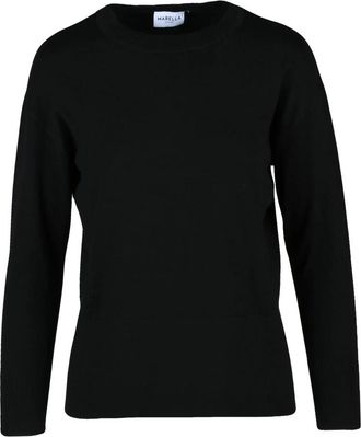 Marella Femme, Pulls, Noir, Taille: 38 FR Latina Maglia Girocollo