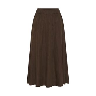Saint Tropez TonjaSZ Skirt - Femme - Jupes - Brun - Taille: 46 FR