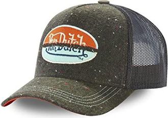 Von Dutch Casquette Homme & Femme Ajustable, Casquette Trucker, Confortable, Multi-Sport et Doux, Vert, Bleu, Orange, Blanc, Taille TU