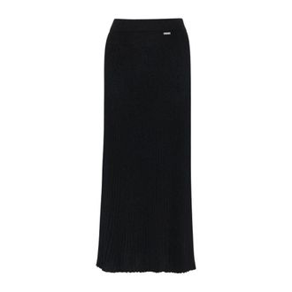 Kiton Metallic Woll-Bleistiftrock - - Skirts - Damen - Schwarzk - XS