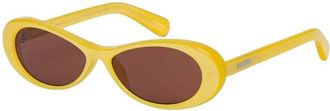 Jacquemus Lunettes de soleil Nuvola - Femme - Accessoires - Jaune - Taille: 54 MM